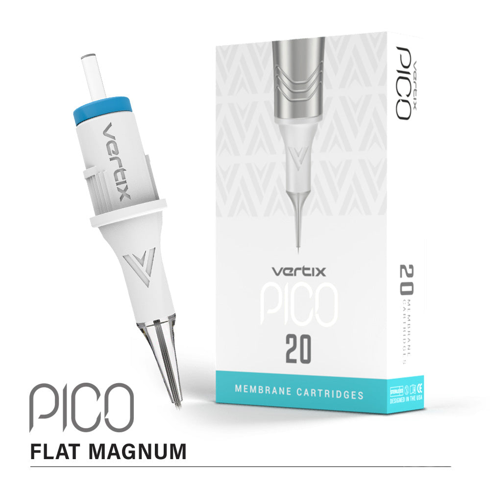 Vertix Pico Flat Magnum PMU Needle Cartridges – PMUHub Shop