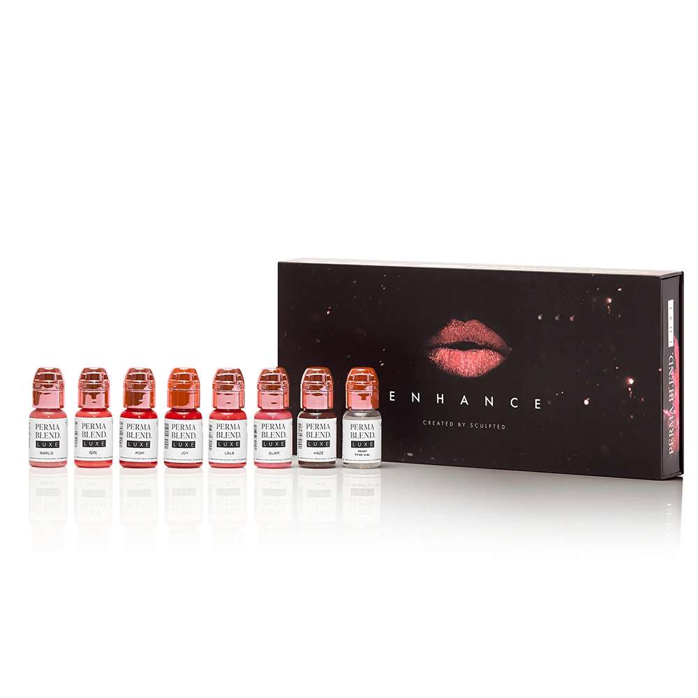 Carla Ricciardone Enhance Set for Lips - Perma Blend LUXE Pigments 8 x ...