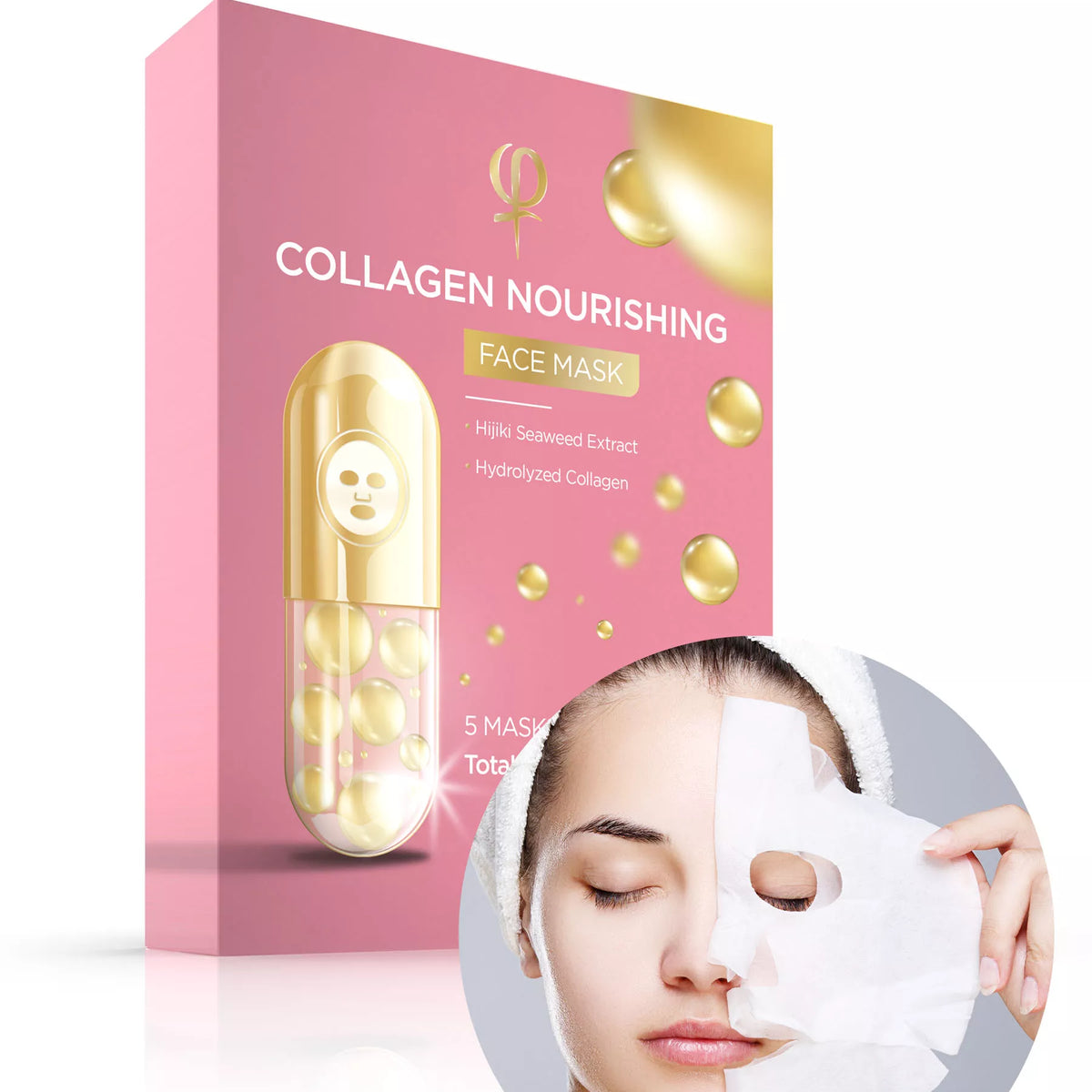 Phi Collagen Nourishing Face Mask 1 x 5pcs – PMUHub Shop