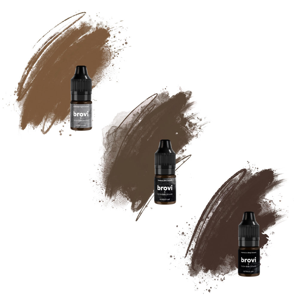 OLGA GOLDFARB RICHBTCH SET Brovi PMU Pigment Set | PMUHub USA – PMUHub Shop