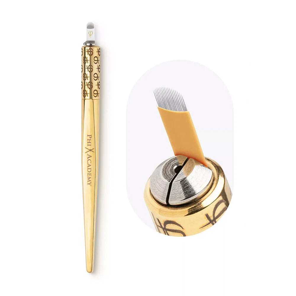 PhiBrows Universal Reusable Holder in Gold – PMUHub Shop