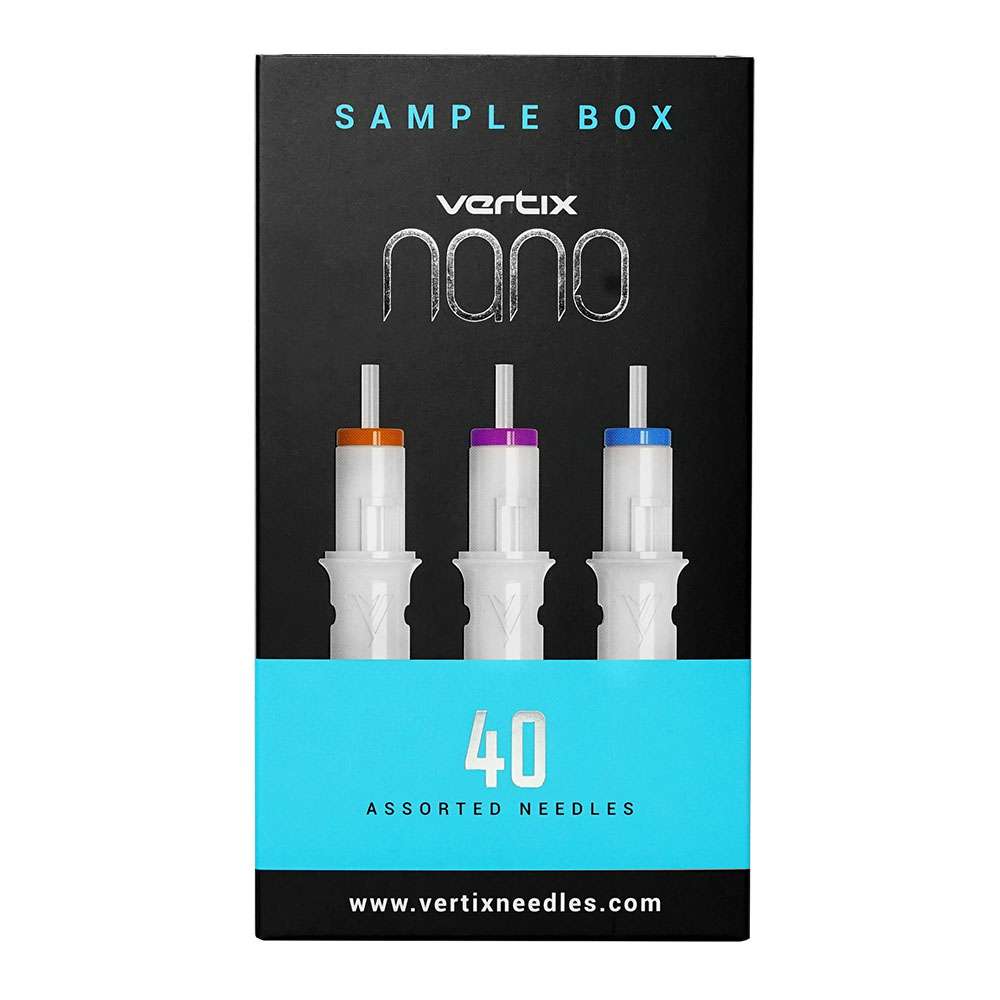 Vertix Nano Sample Box PMU Needle Cartridges (40pcs/1Box) – PMUHub Shop